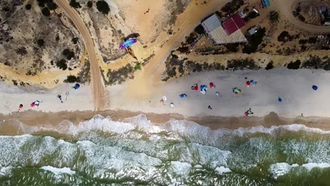 Ariel view of paragliders at Mataslascan... | Stock Video | Pond5