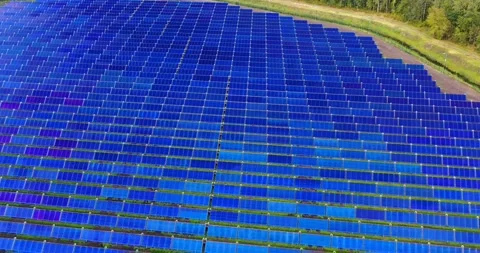 Ariel view , Shot from a drone on a farm... | Stock Video | Pond5