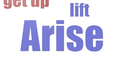 Arise Word Cloud Animated Isolated On Wh... | Stock Video | Pond5