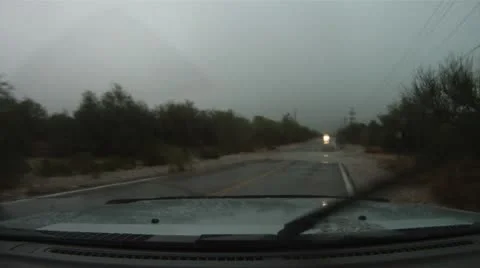 Arizona flash floods of July 14th near T... | Stock Video | Pond5