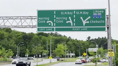 ARMDALE Roundabout at Halifax. Prominent... | Stock Video | Pond5