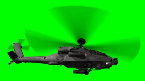 Helicopter Green Screen Apache Stock Footage ~ Royalty Free Stock ...