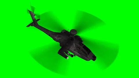 Helicopter Green Screen Apache Stock Footage ~ Royalty Free Stock ...