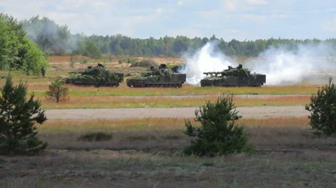 Field From Fight Smoke Stock Video Footage | Royalty Free Field From ...