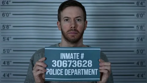 Arrested Male Suspect Has Mugshot Photog... | Stock Video | Pond5