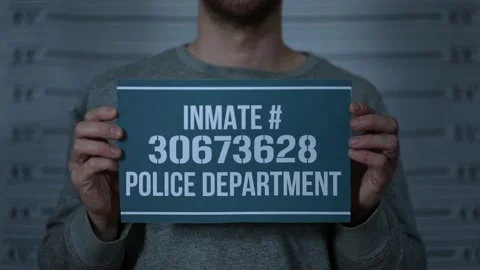 Arrested Male Suspect Has Mugshot Photog... | Stock Video | Pond5