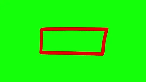 Arrow animated rectangular shape on gree... | Stock Video | Pond5