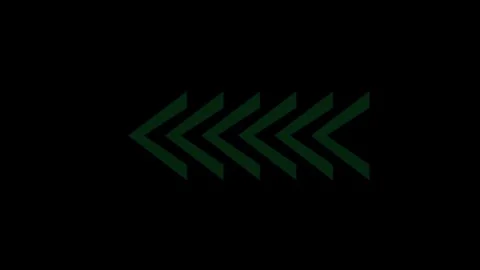 Arrow animation. arrow signal animation.... | Stock Video | Pond5