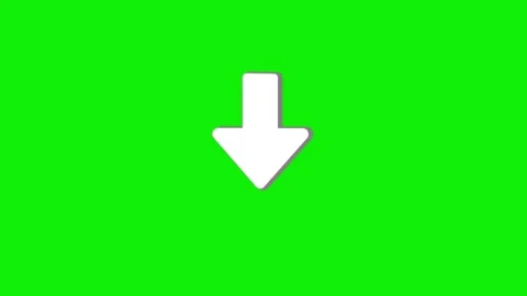 Arrow animation down directional 3d effe... | Stock Video | Pond5