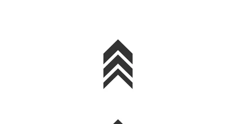 Arrow up animation icon. 4K. Motion grap... | Stock Video | Pond5