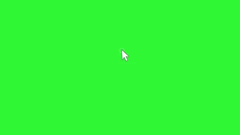 arrow cursor animation on green screen b... | Stock Video | Pond5