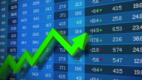 Arrow Graph Stock Market Rising Chart lo... | Stock Video | Pond5