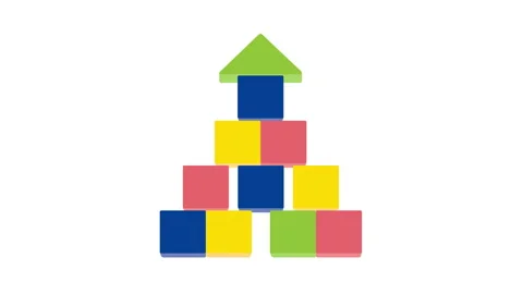 Building Blocks Animation Stock Footage ~ Royalty Free Stock Videos | Pond5