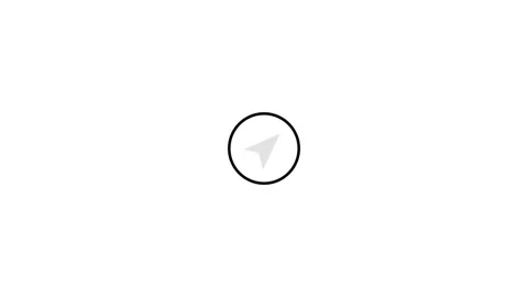 arrow sign click location. location icon... | Stock Video | Pond5