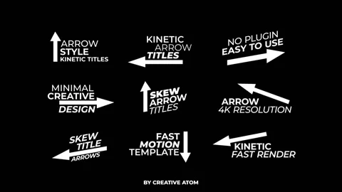 Arrow Titles ~ After Effects Project ~ AE #236934848 | Pond5