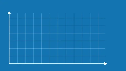 Arrows axis with grid for infographic gr... | Stock Video | Pond5