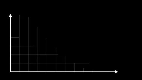 Arrows axis with grid for infographic gr... | Stock Video | Pond5