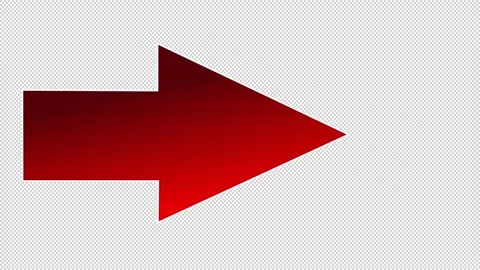 Arrows, cursor, pointer. Symbol on trans... | Stock Video | Pond5