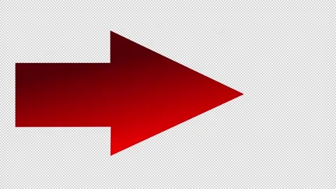 Arrows, cursor, pointer. Symbol on trans... | Stock Video | Pond5