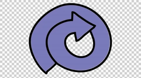 Arrows going in circle animation with tr... | Stock Video | Pond5