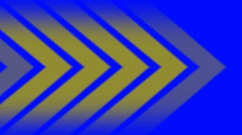Arrows Transition Animation on a Blue Sc... | Stock Video | Pond5