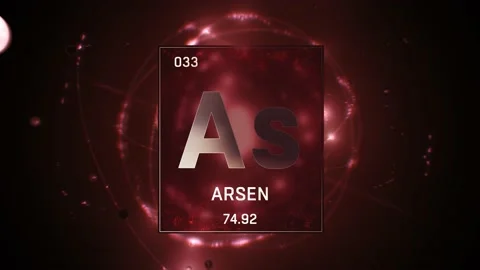 Arsenic as Element 33 of the Periodic Ta... | Stock Video | Pond5