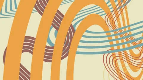 art retro random drawing lines animated ... | Stock Video | Pond5