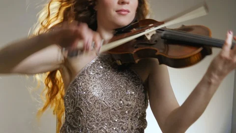 art, viola into hands of musician perfor... | Stock Video | Pond5