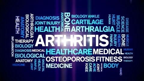 Arthritis animated word cloud,animation ... | Stock Video | Pond5