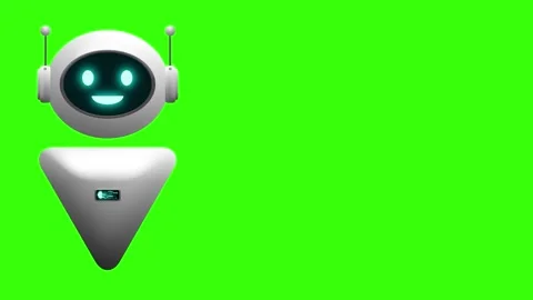 Green Screen Robot Stock Video Footage | Royalty Free Green Screen ...
