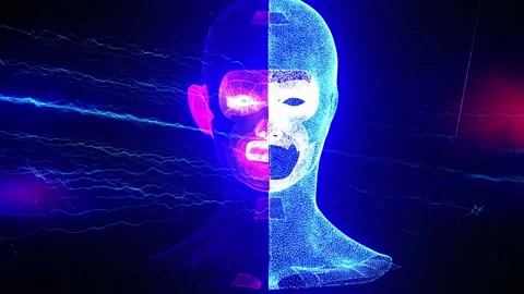 Artificial Intelligence 3d Animation Dig... | Stock Video | Pond5