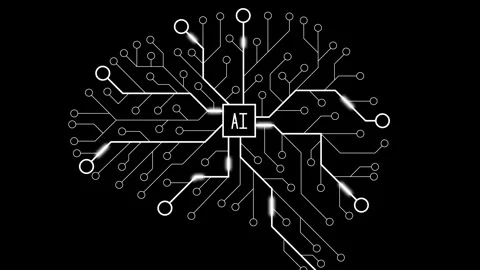 Artificial Intelligence AI Computer Chip... | Stock Video | Pond5