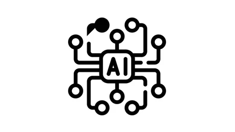 Ai Head Icon Stock Footage ~ Royalty Free Stock Videos | Pond5