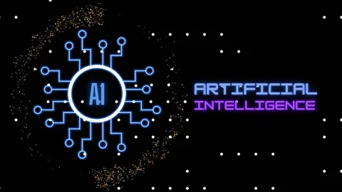 Artificial Intelligence Animation Digita... | Stock Video | Pond5