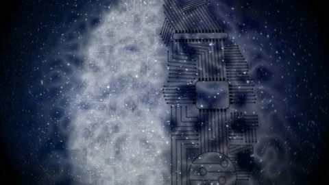 Artificial Intelligence Brain Animation. | Stock Video | Pond5