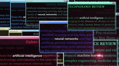 Artificial intelligence chatbot machine ... | Stock Video | Pond5