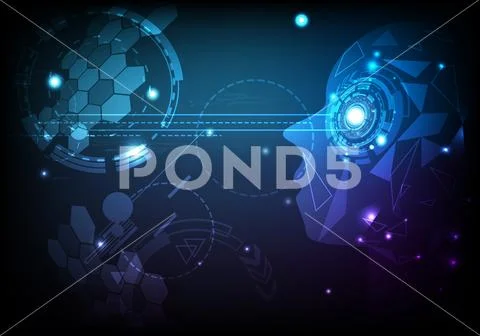 Artificial intelligence, information digital technology cyberspace ...