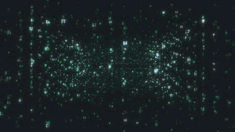 Artificial intelligence matrix concept b... | Stock Video | Pond5