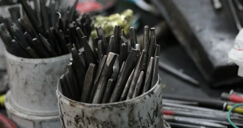 Artisan metal worker tools in the bazaar... | Stock Video | Pond5