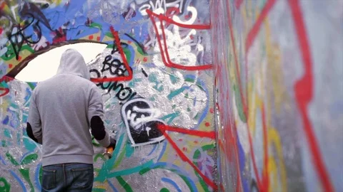 Colorful Graffiti Elements Stock Videos – Royalty-Free HD & 4K Videos