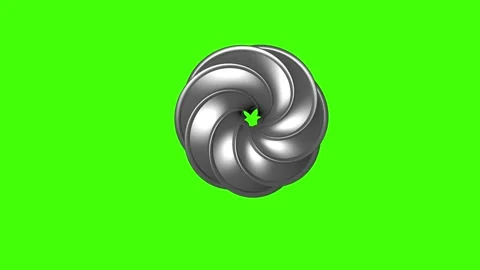 Artistic 3D object rotating, looping ani... | Stock Video | Pond5