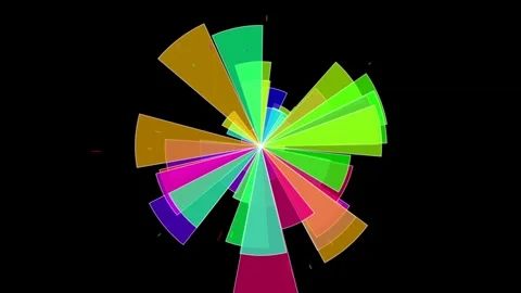 Artistic Arc Pie Chart Inforgraphic Hypn... | Stock Video | Pond5