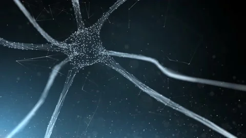 Artistic neuron brain cell motion backgr... | Stock Video | Pond5