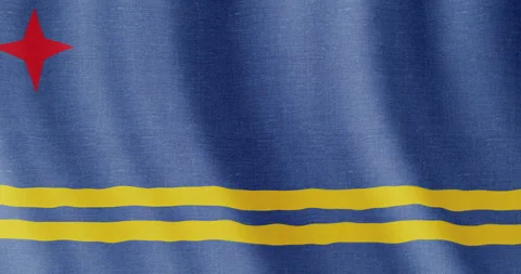 Aruba flag backdrop seamless animation. | Stock Video | Pond5