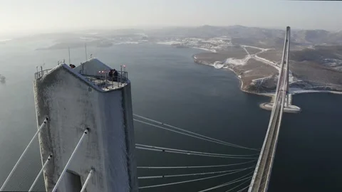 Ascending aerial view of pillar covered ... | Stock Video | Pond5