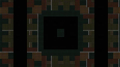 ASCII Animation Art Text Loop Complex Pa... | Stock Video | Pond5