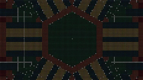 ASCII Animation Art Text Loop Complex Pa... | Stock Video | Pond5