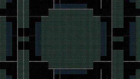 ASCII Animation Art Text Loop Complex Pa... | Stock Video | Pond5