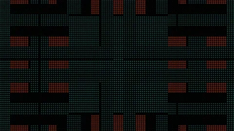 ASCII Art Text Loop Complex Pattern VJ B... | Stock Video | Pond5