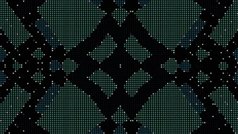 ASCII Art Text Loop Complex Pattern VJ B... | Stock Video | Pond5